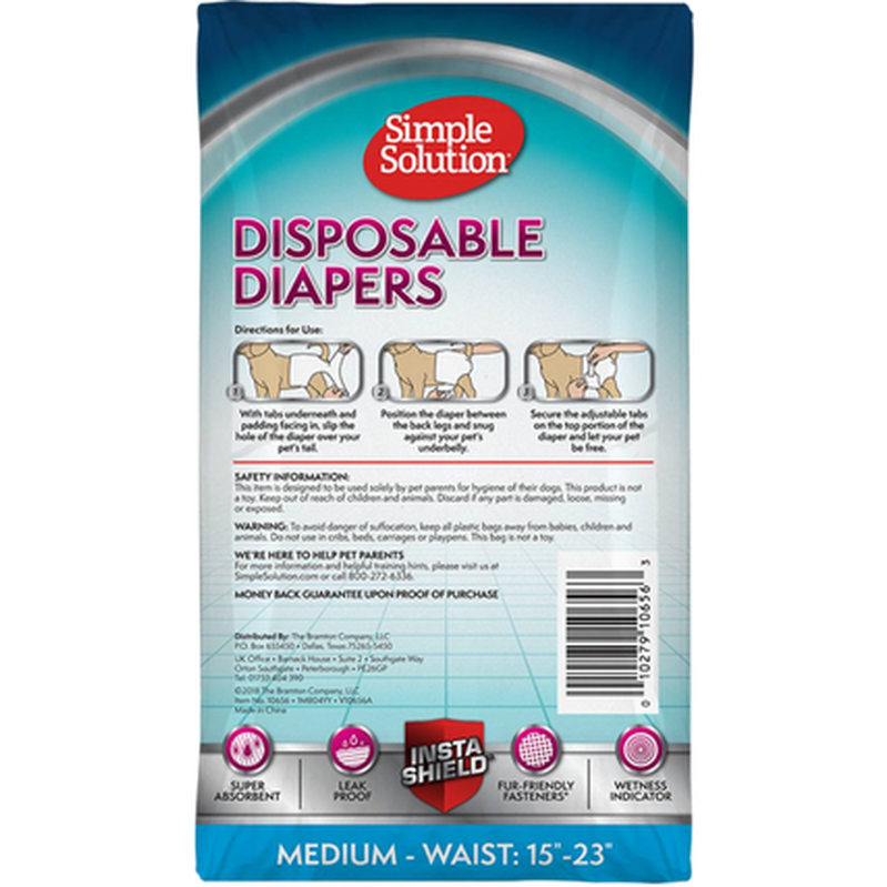 Simple Solution Disposable Diapers Females | Dyrekassen