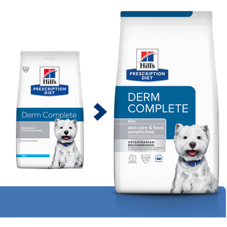 Hill's Prescription Diet Dog Derm Complete Mini 6kg | Dyrekassen