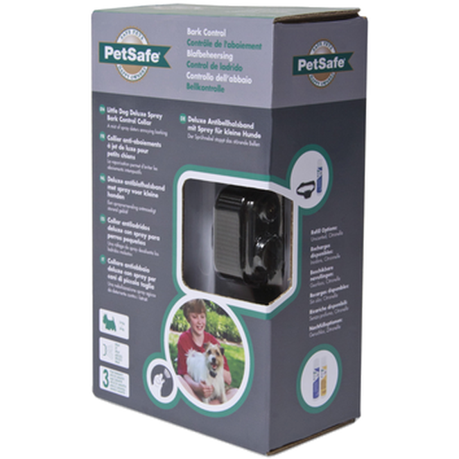 Petsafe Anti-Bark Sprayhalsbånd Deluxe for små hunder - Anti-Skull ...