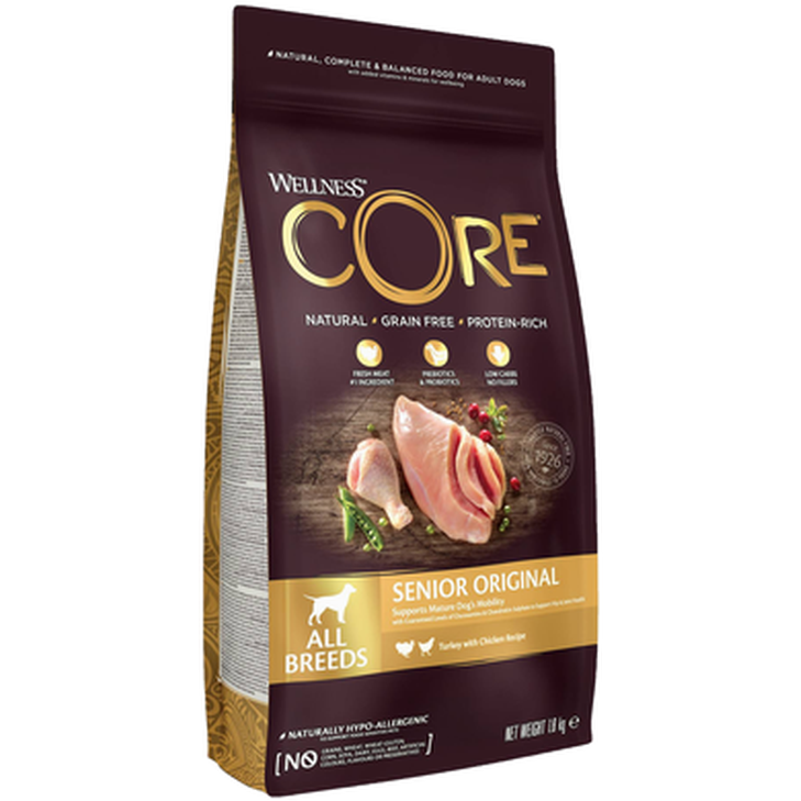 CORE Petfood Dog Senior Original All Breed Chicken & Turkey Dry ...