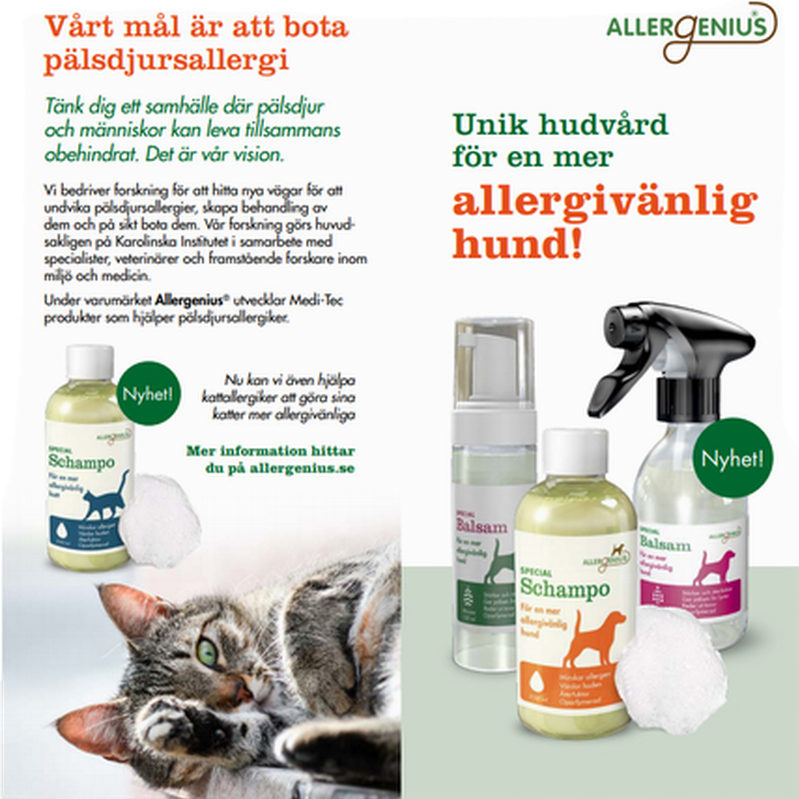 Allergenius Cat Special Shampoo 250 ml | Dyrekassen