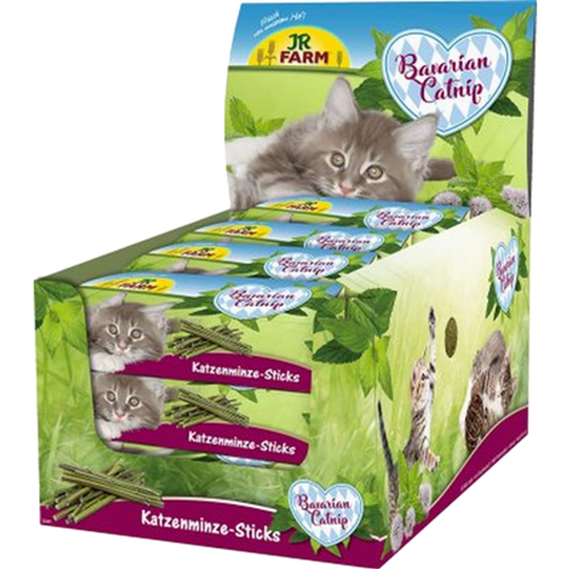 JR FARM Bavarian Catnip Sticks Green 6 g | Dyrekassen