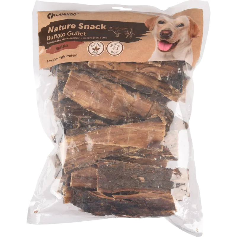 Flamingo Dog Nature Snack Buffalolet Flat | Dyrekassen