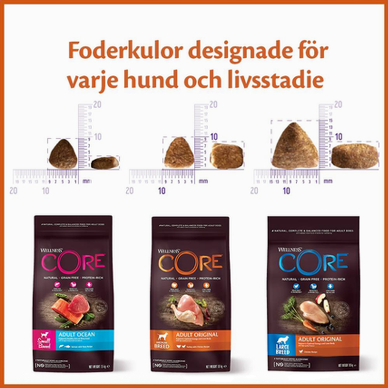 CORE Petfood Dog Adult Medium Breed Original | Dyrekassen