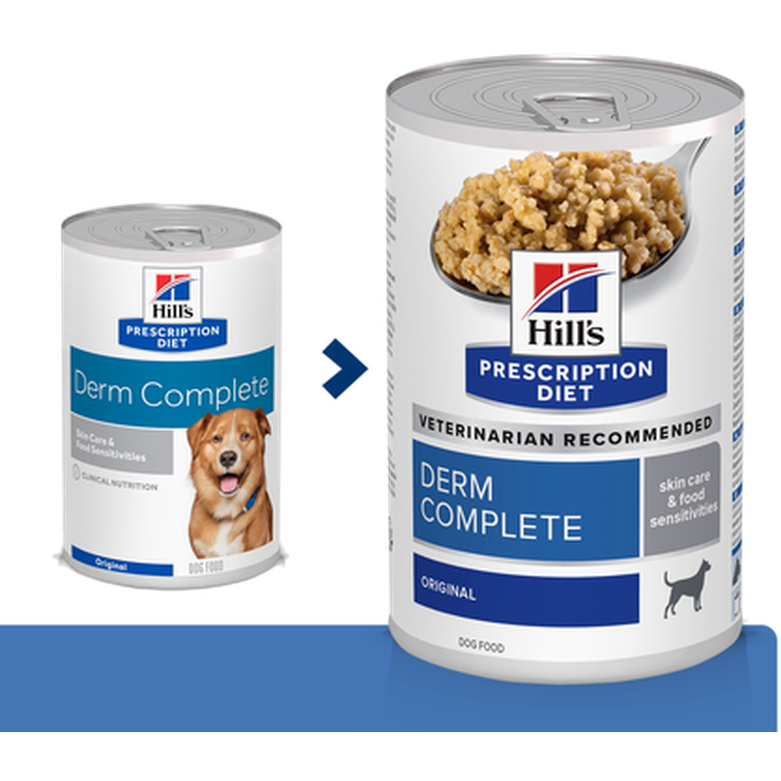 Hill's Prescription Diet Dog Adult Derm Complete Hermetikk - Våtfôr til ...