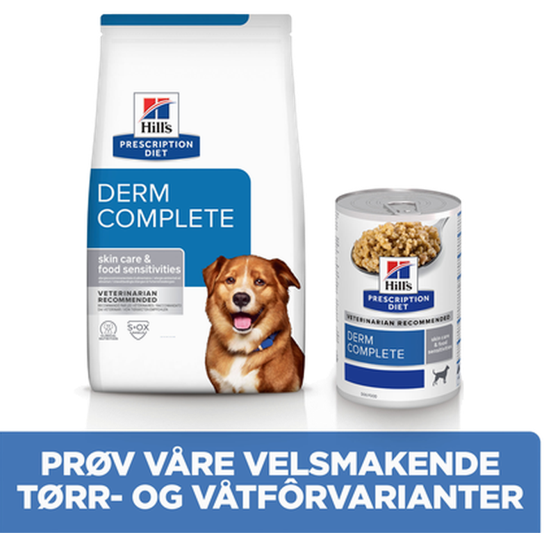 Hill's Prescription Diet Dog Derm Complete | Dyrekassen