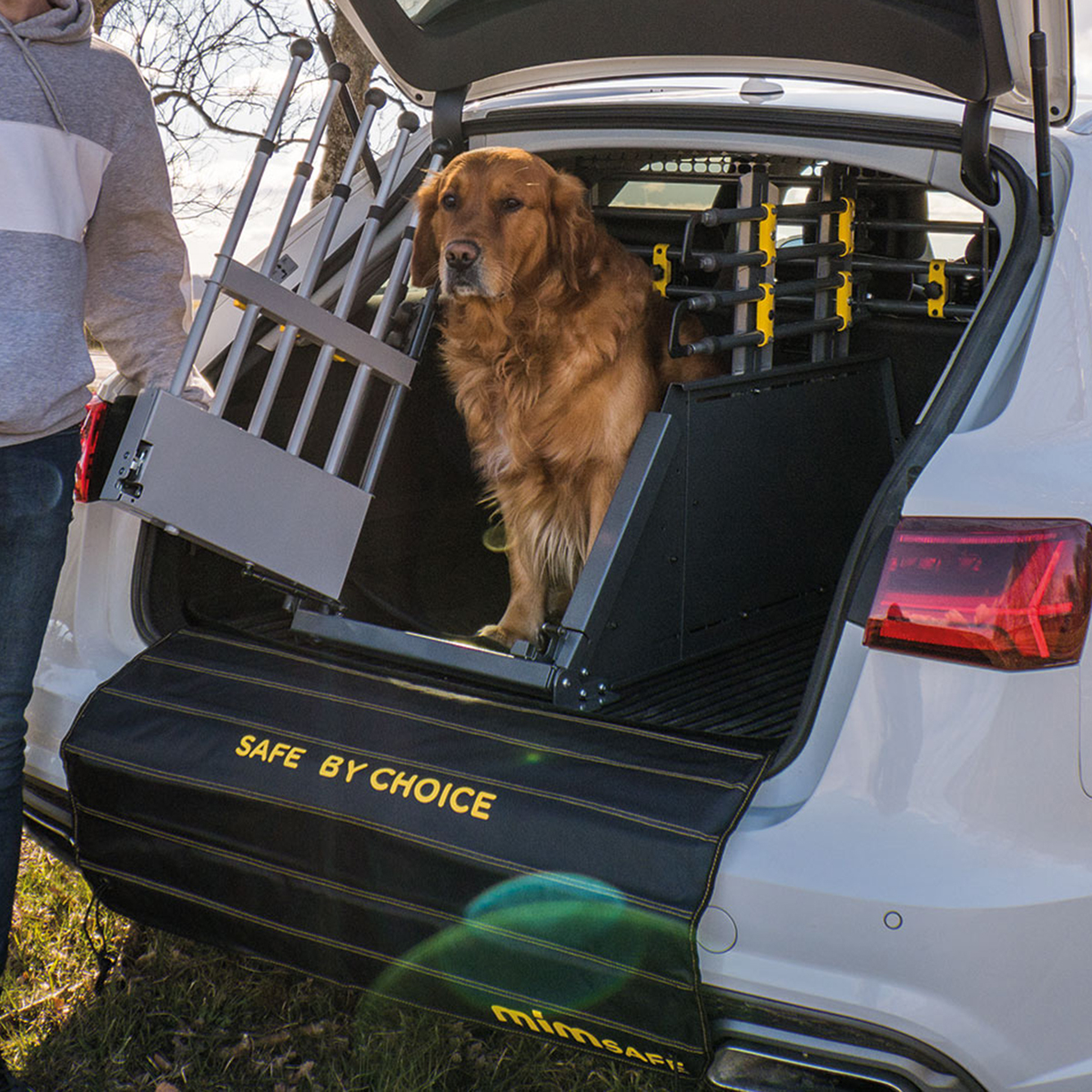 MimSafe VarioCage Original Single - Robust Hundbur till Bil, Single ...