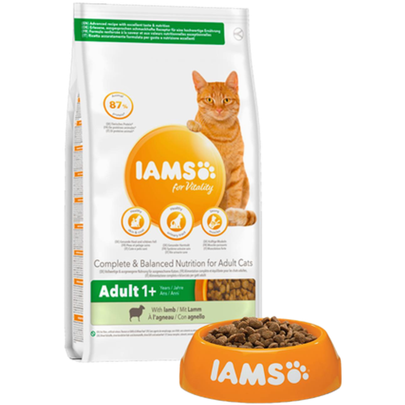 Iams Cat Adult New Zealand Lamb & Chicken Orange 10 kg | Dyrekassen